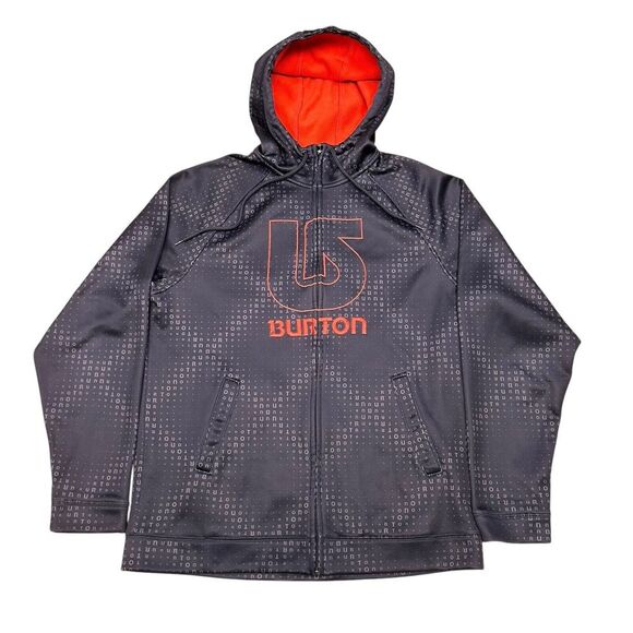 Burton | Jackets & Coats | Burton Jacket Large Black Full Zip Hooded ...